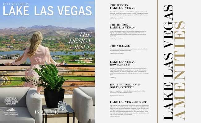 Unparalleled New Home Luxury - Lake Las Vegas